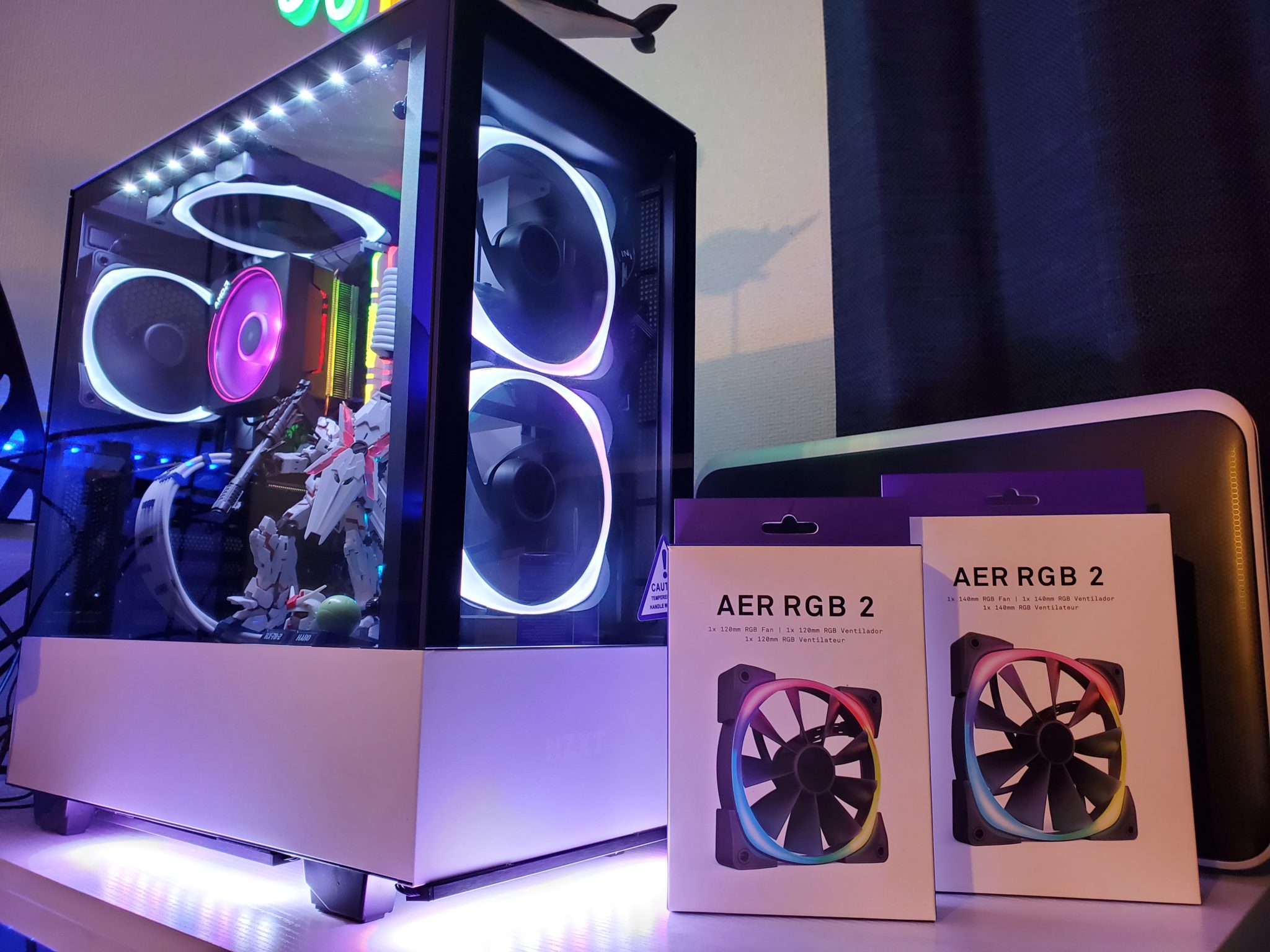 【NZXT AER RGB2】配線＆取付徹底解説！PCファンのRGB配線＆取付け方法！ | カニバリblog
